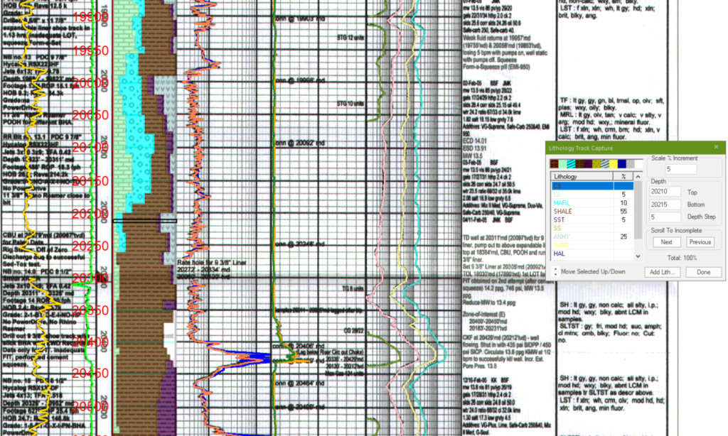 Log Digitisation - Rockwash Geodata